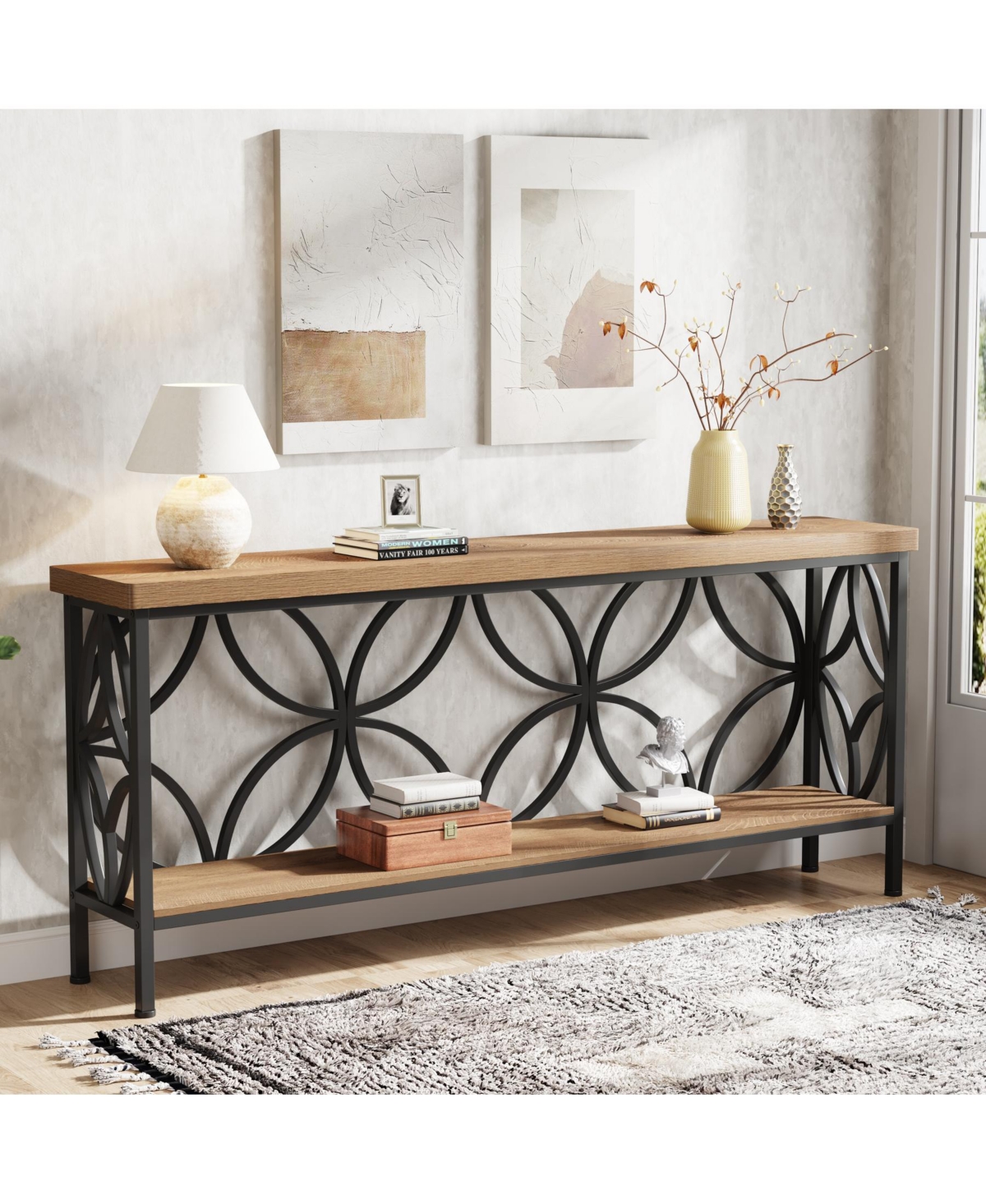Click here for Tribesigns 70.9-Inch Narrow Sofa Table  Industrial... prices