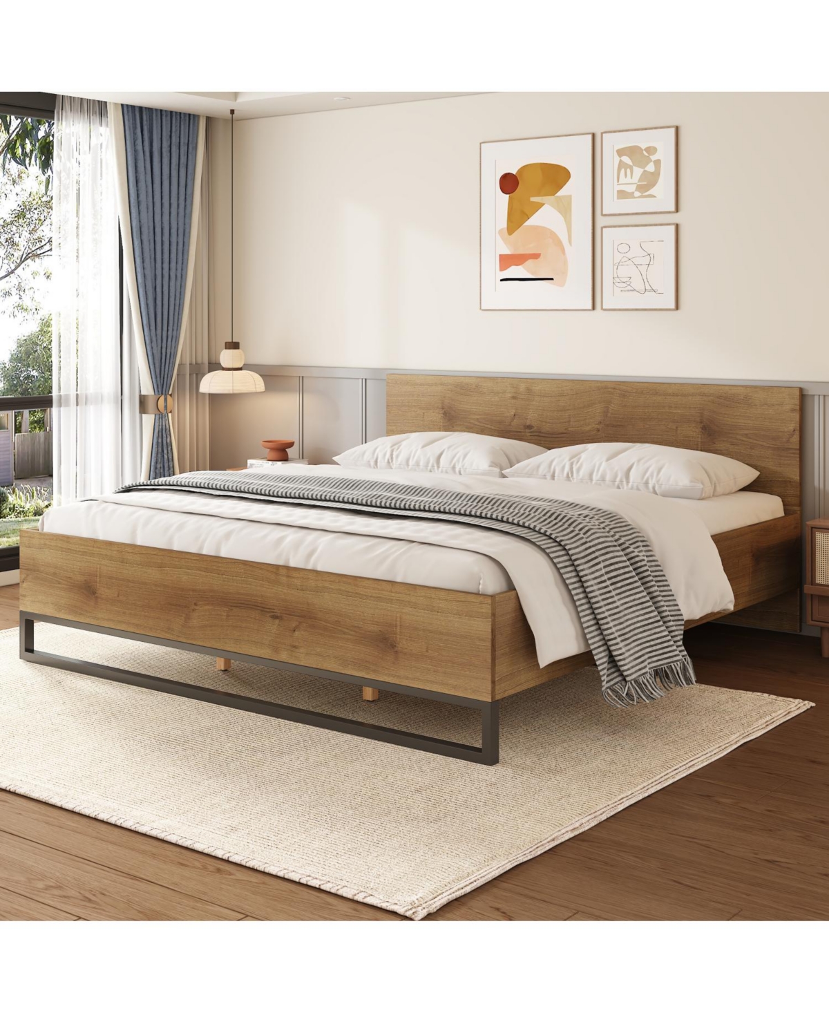 Click here for Streamdale Furniture Accent Bed Frame - Modern & E... prices