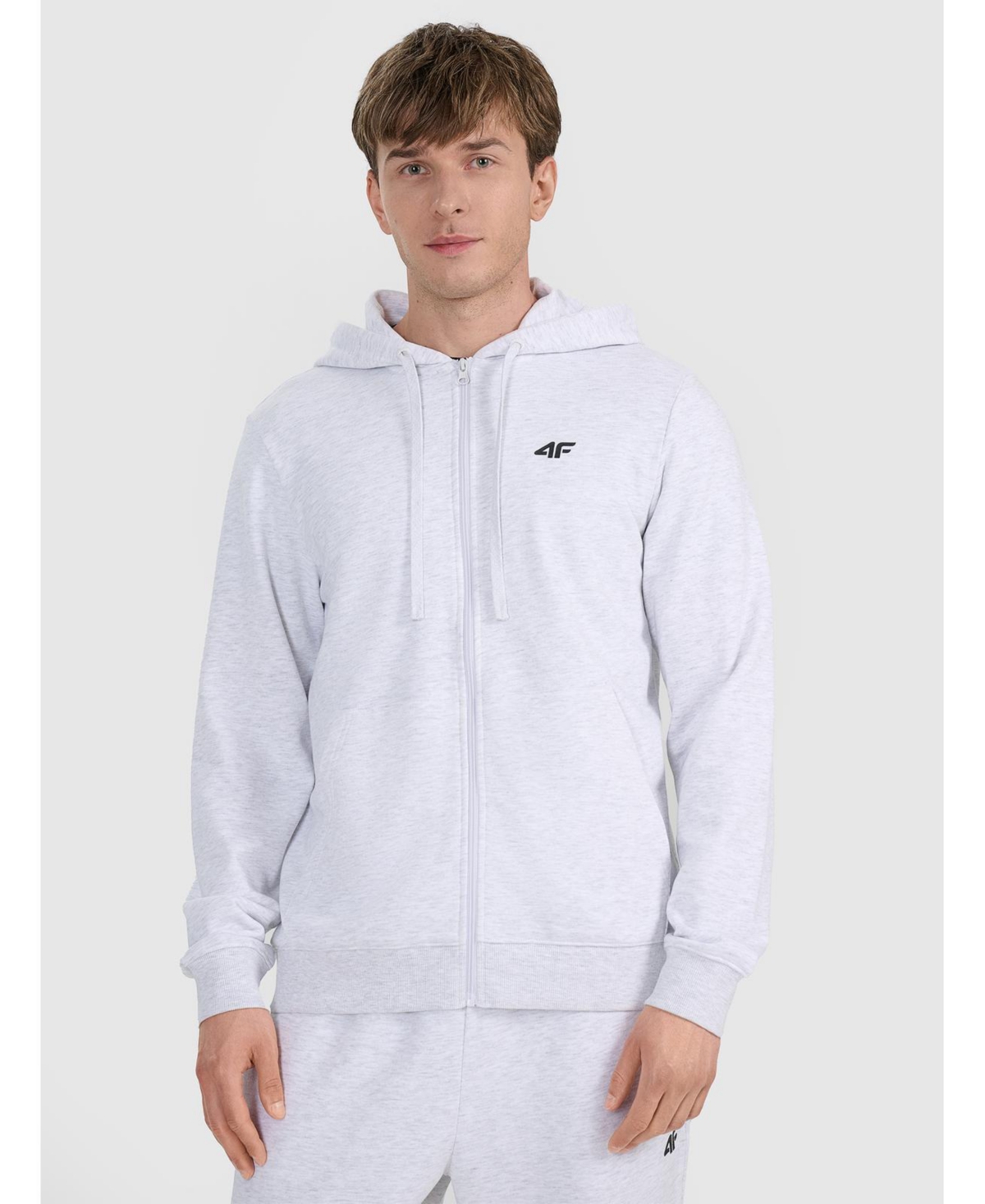 Click here for 4F Mens Men s Zip-Up Sweatshirt With A Hood - Cold... prices