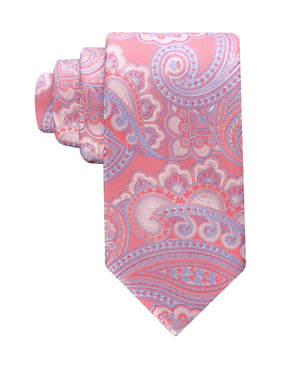 Click here for Tommy Hilfiger Mens Ballentine Paisley Tie - Coral prices