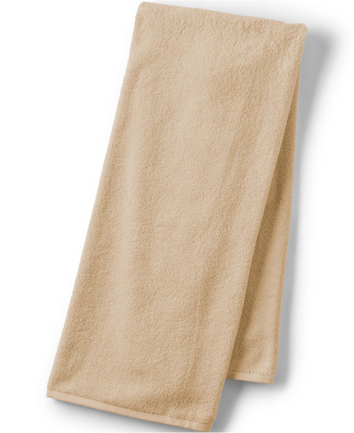 Click here for Lands End Quick-Dry Cotton Bath Sheet - Champagne prices