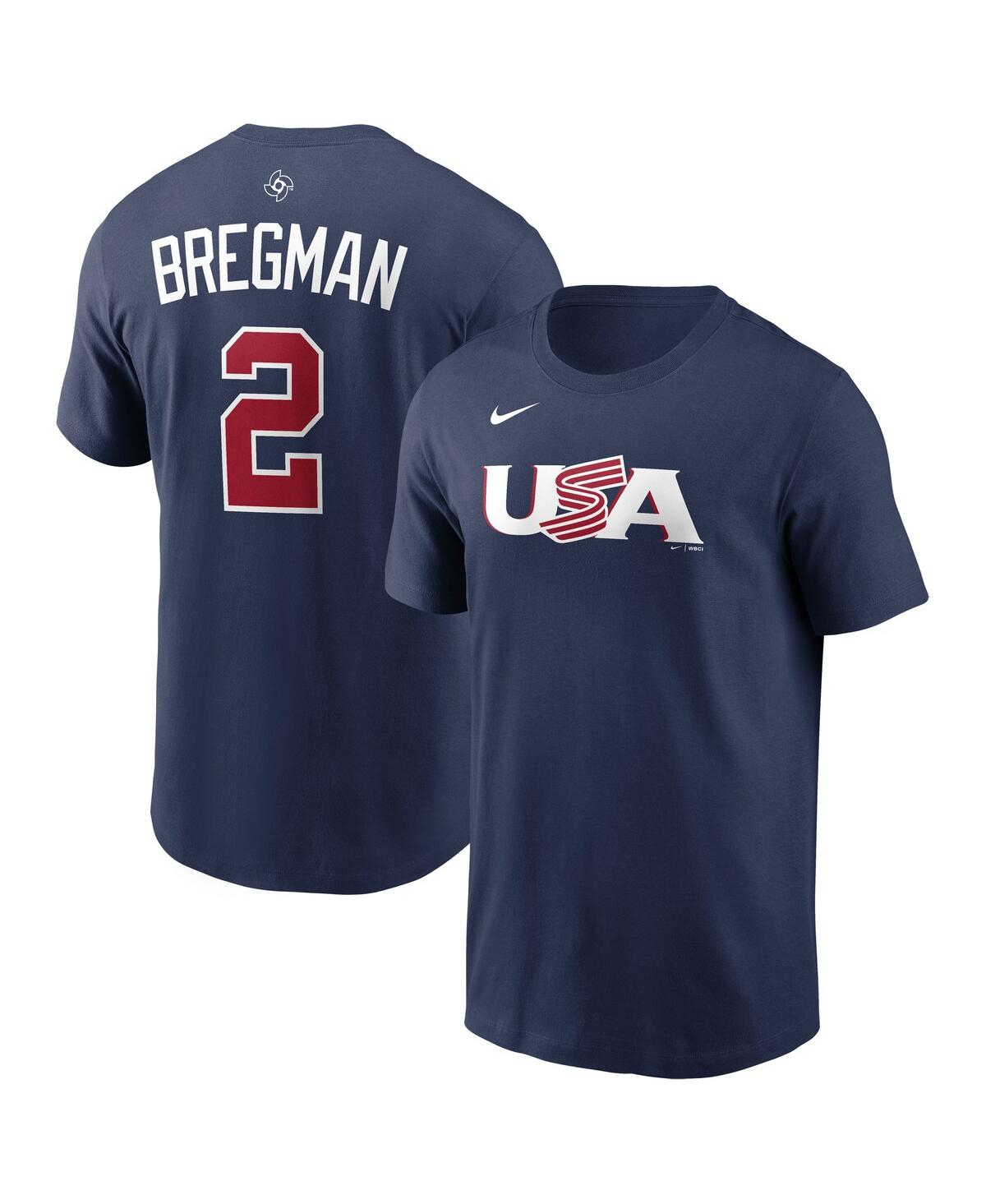 Click here for Nike Mens Alex Bregman Navy Usa Baseball 2026 Worl... prices