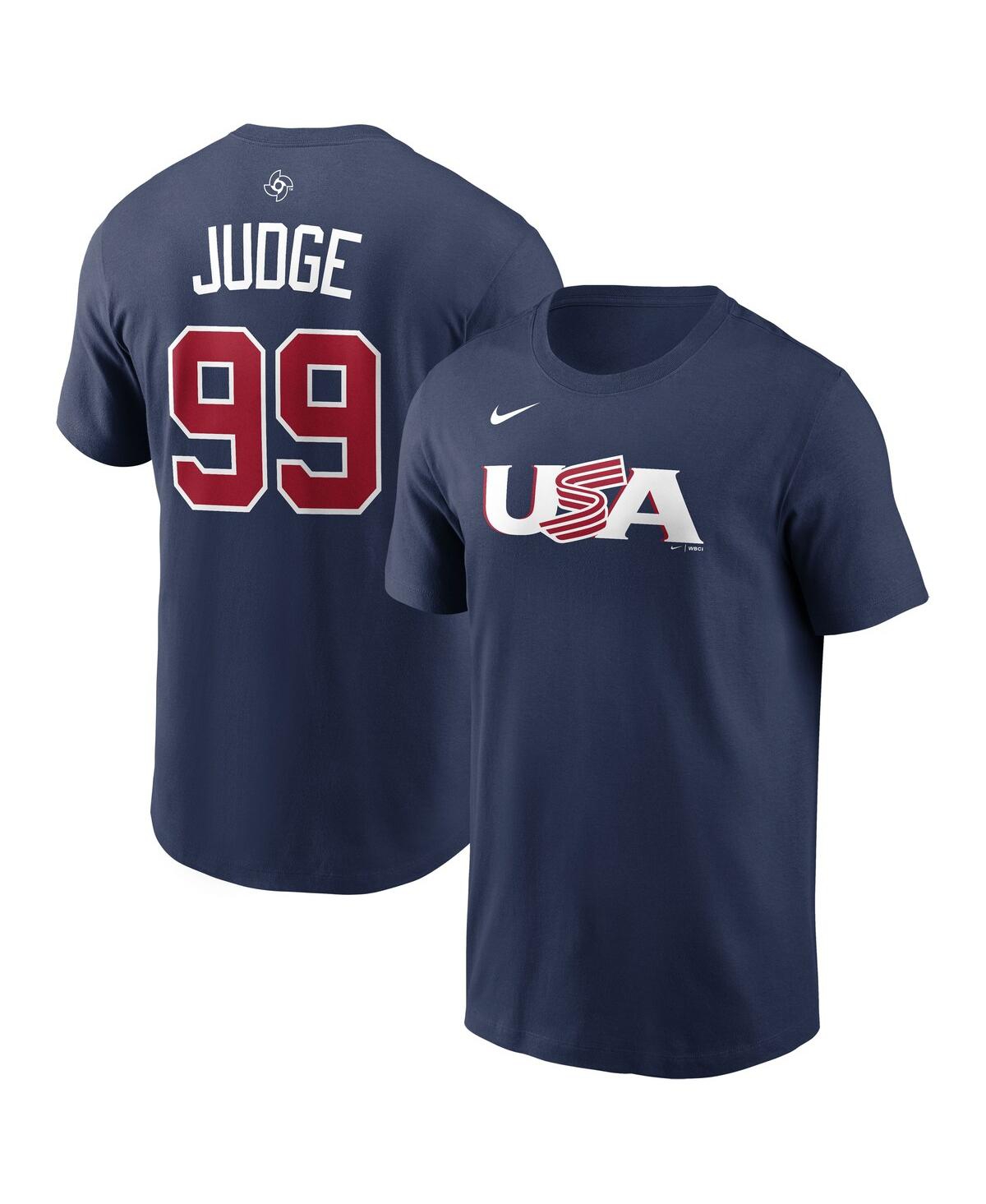 Click here for Nike Mens Aaron Judge Navy Usa Baseball 2026 World... prices
