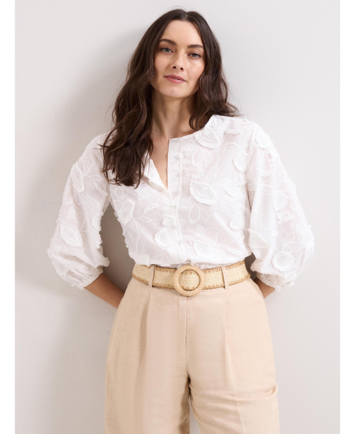 Click here for Phase Eight Womens Daisy Texture Blouse Tops & Tee... prices