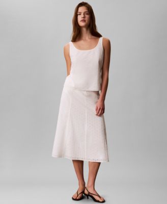 Click here for Calvin Klein Womens Sleeveless Scoop Neck Classic... prices