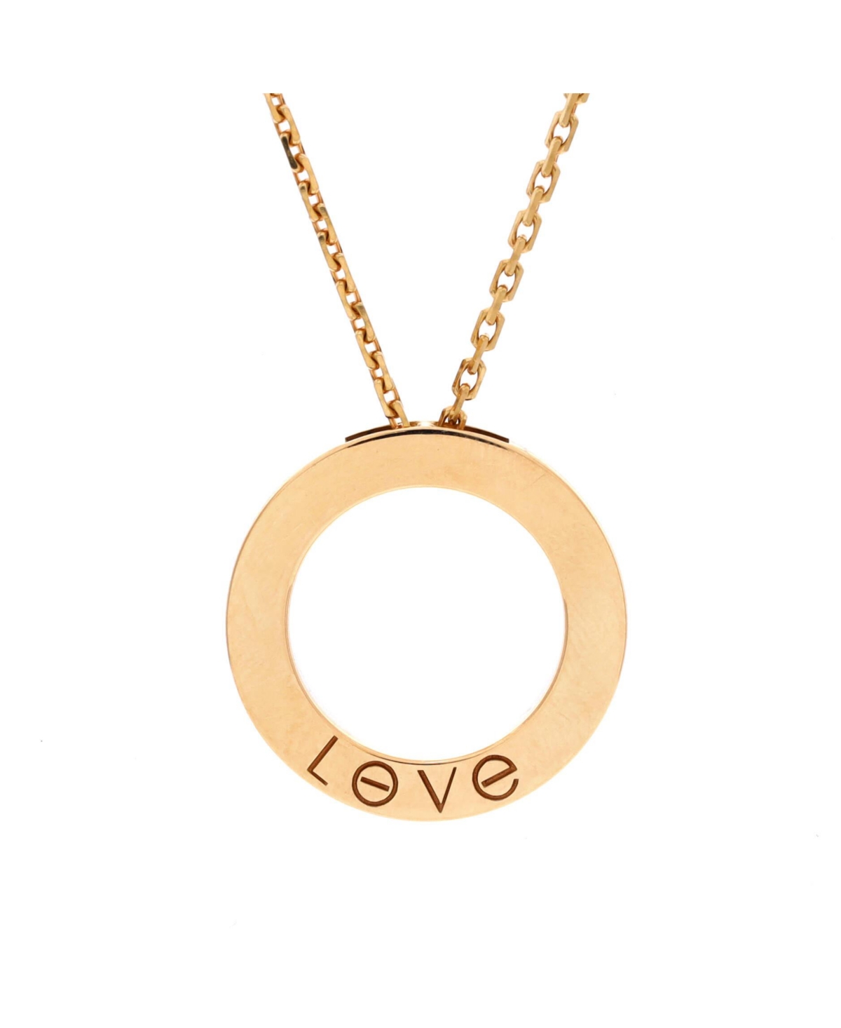 Click here for Pre-Owned Cartier Love Pendant Necklace - 18k yell... prices