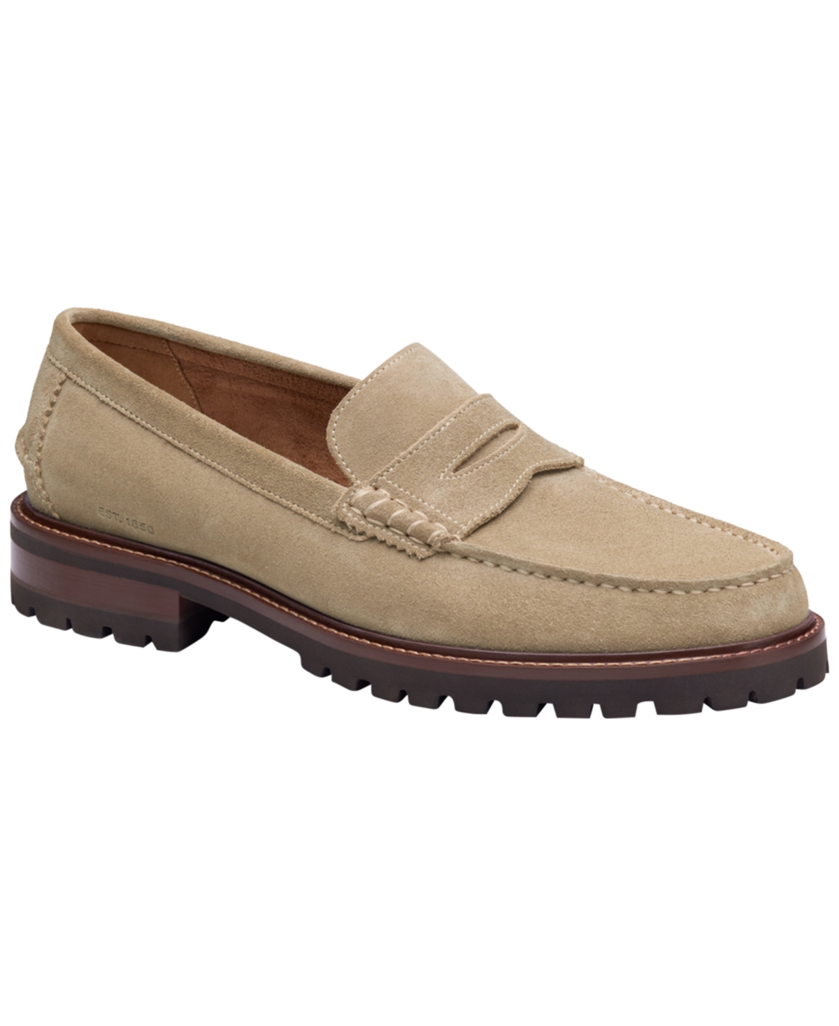 Click here for Johnston & Murphy Mens Collier Penny Loafers - Bei... prices