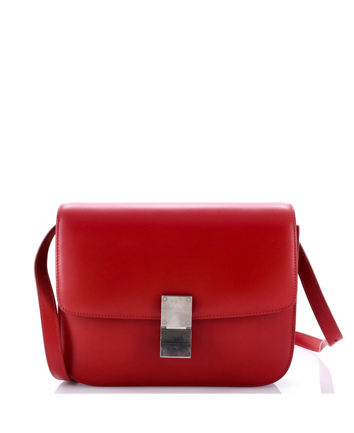 Click here for Pre-Owned Celine Medium Classic Box Bag Smooth Lea... prices