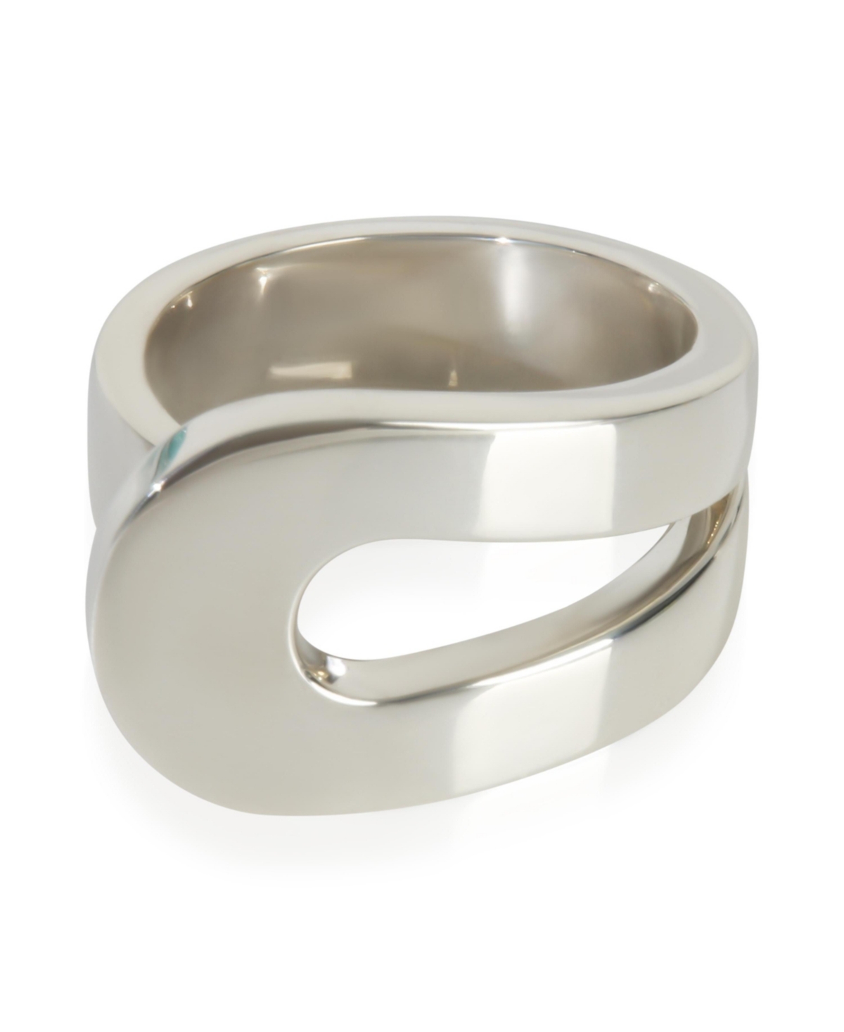 Click here for Pre-Owned Tiffany & Co Sterling Silver Loop Ring -... prices