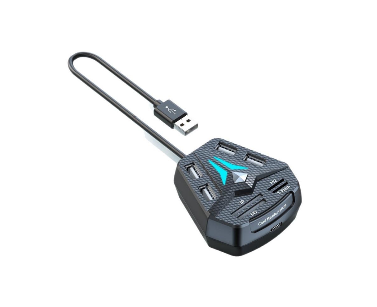 Click here for Risokeys 4-in-1 Usb 2.0 Hub with Rgb Lighting  Mul... prices