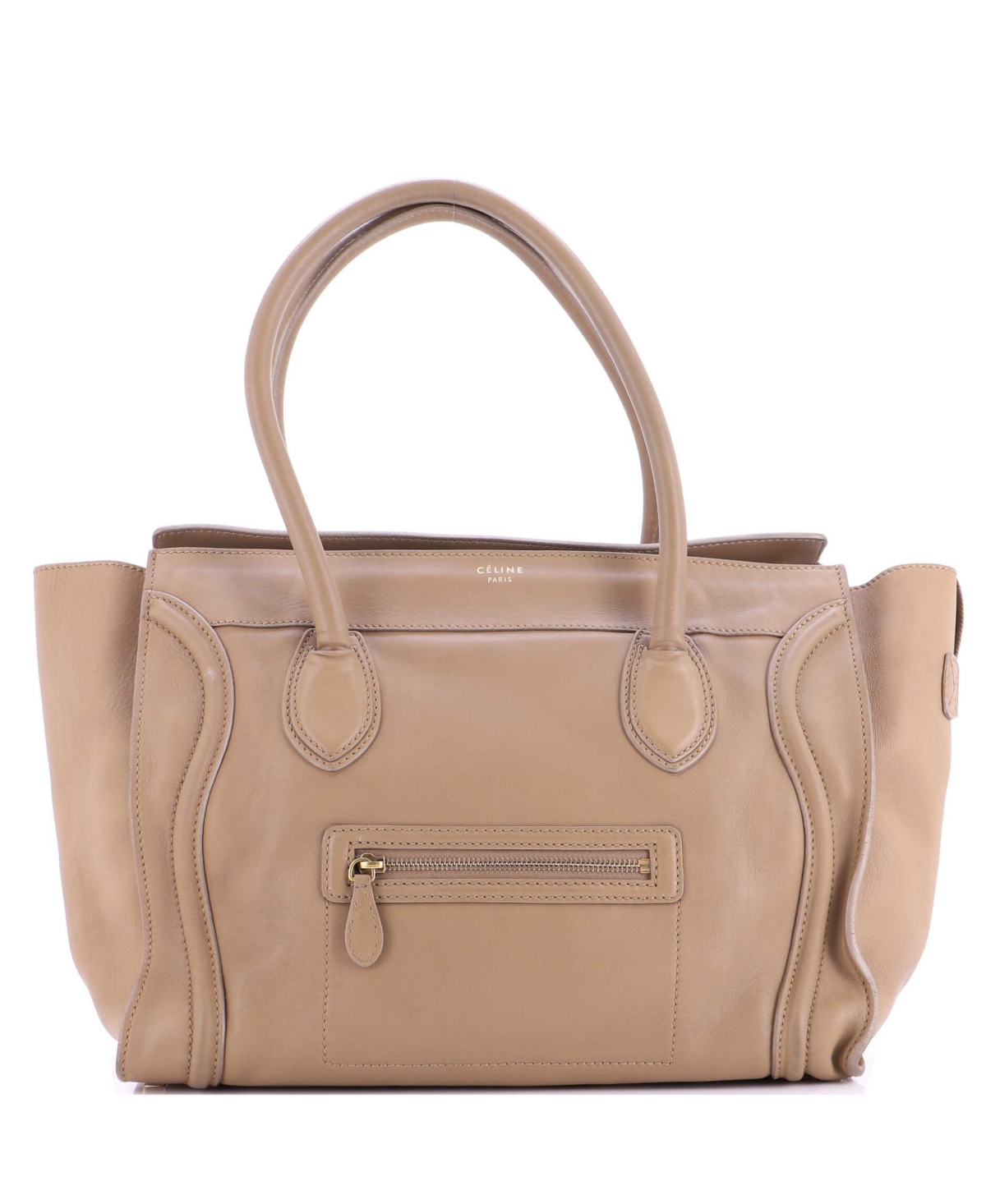 Click here for Pre-Owned Celine Shoulder Luggage Bag Leather - Br... prices