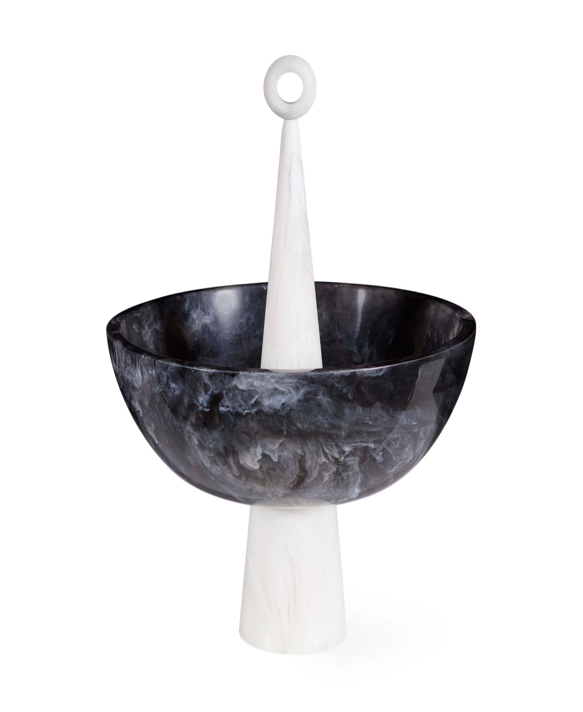 Click here for Jonathan Adler Como 50 oz. Finial Bowl - Black prices