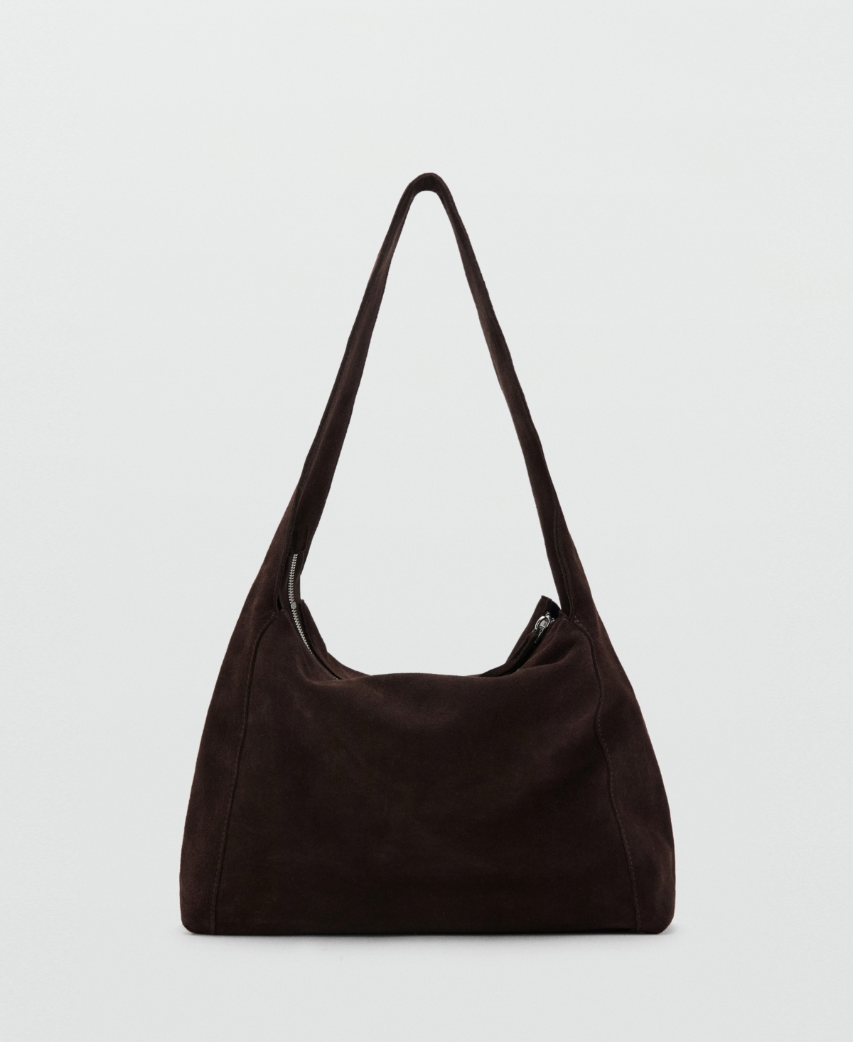 Click here for Mango Womens Suede Shopper Bag - Chocolate prices