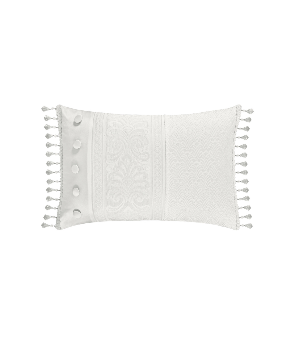 Click here for J Queen New York Bianco Boudoir Decorative Pillow... prices