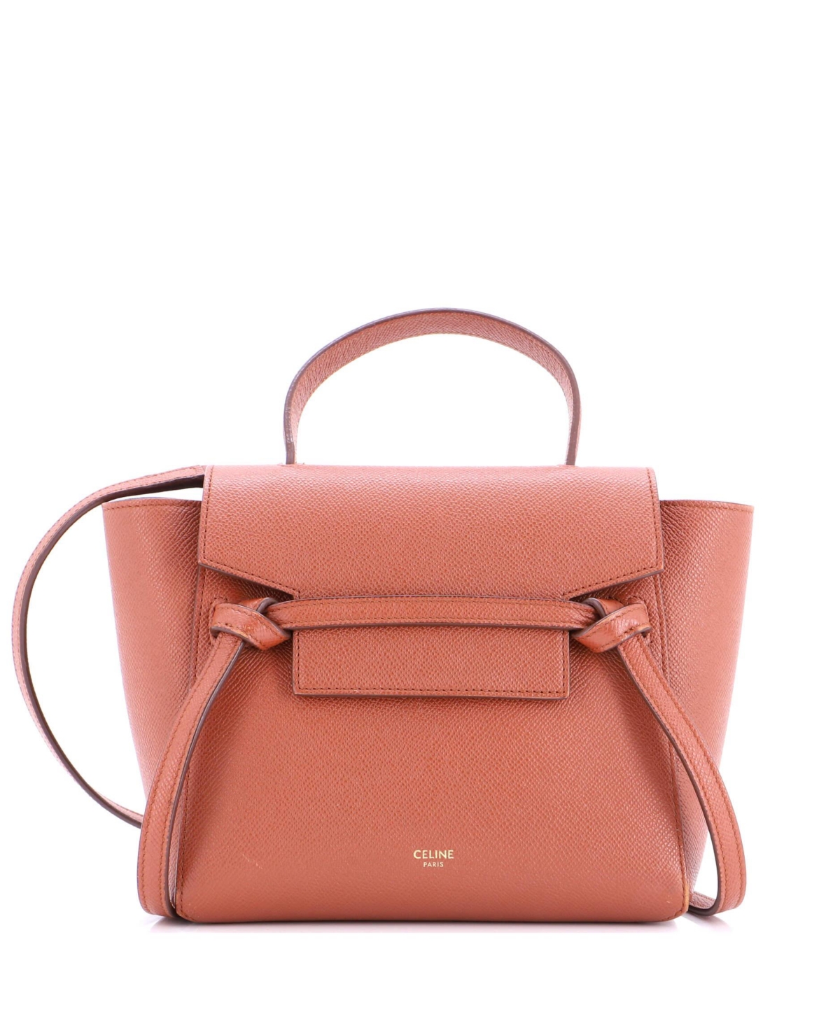 Click here for Pre-Owned Celine Nano Belt Bag Textured Leather -... prices