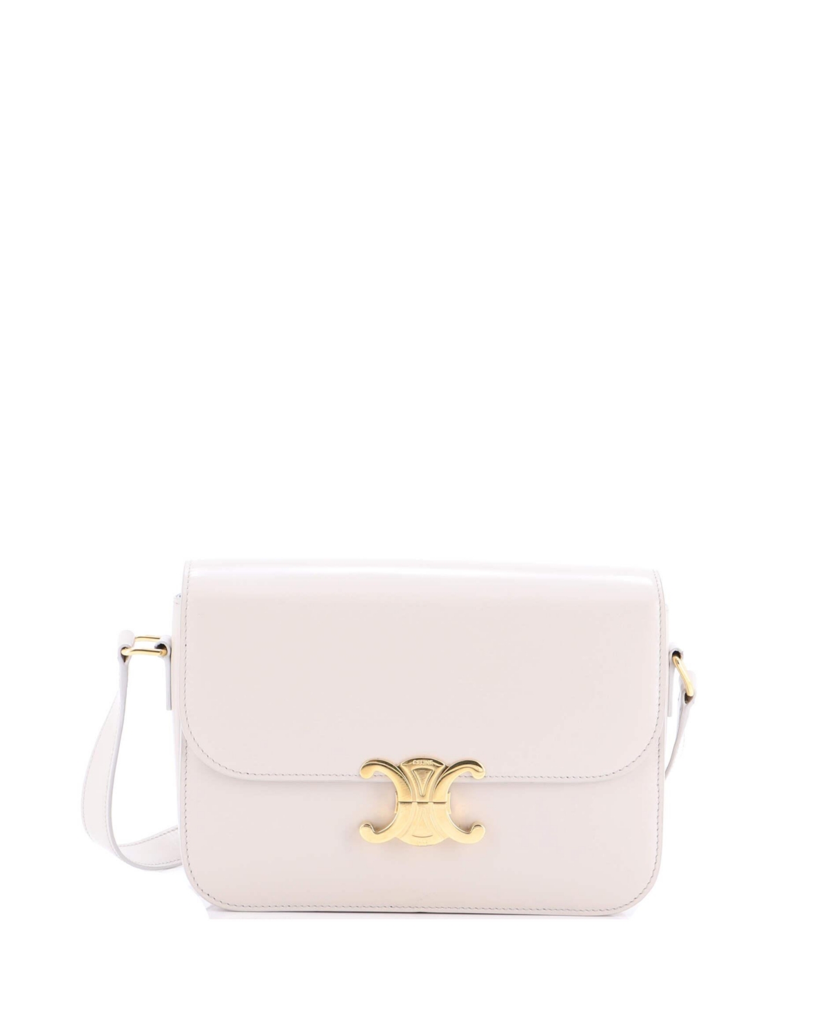 Click here for Pre-Owned Celine Medium Triomphe Shoulder Bag Smoo... prices