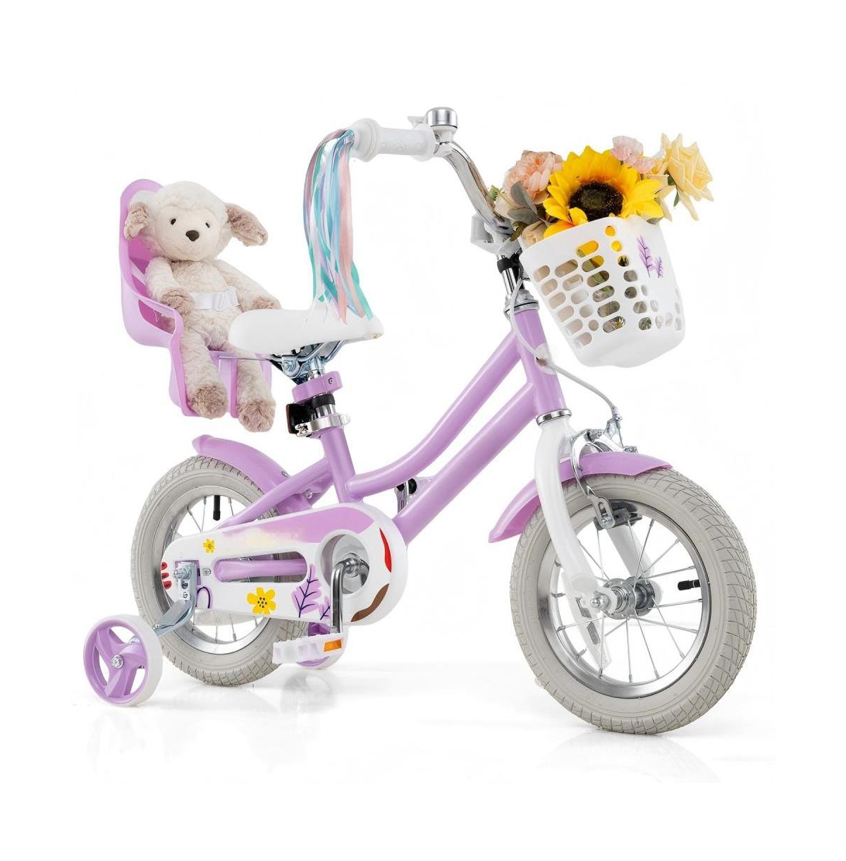 Click here for Hongge 12 Inch Girls Bike Kids Bicycle with Doll S... prices