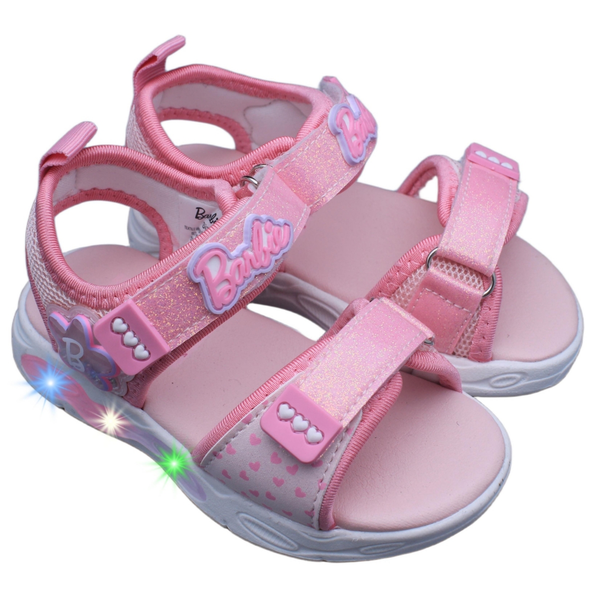 Click here for Barbie Toddler Light-Up Sandals - Hot pink prices