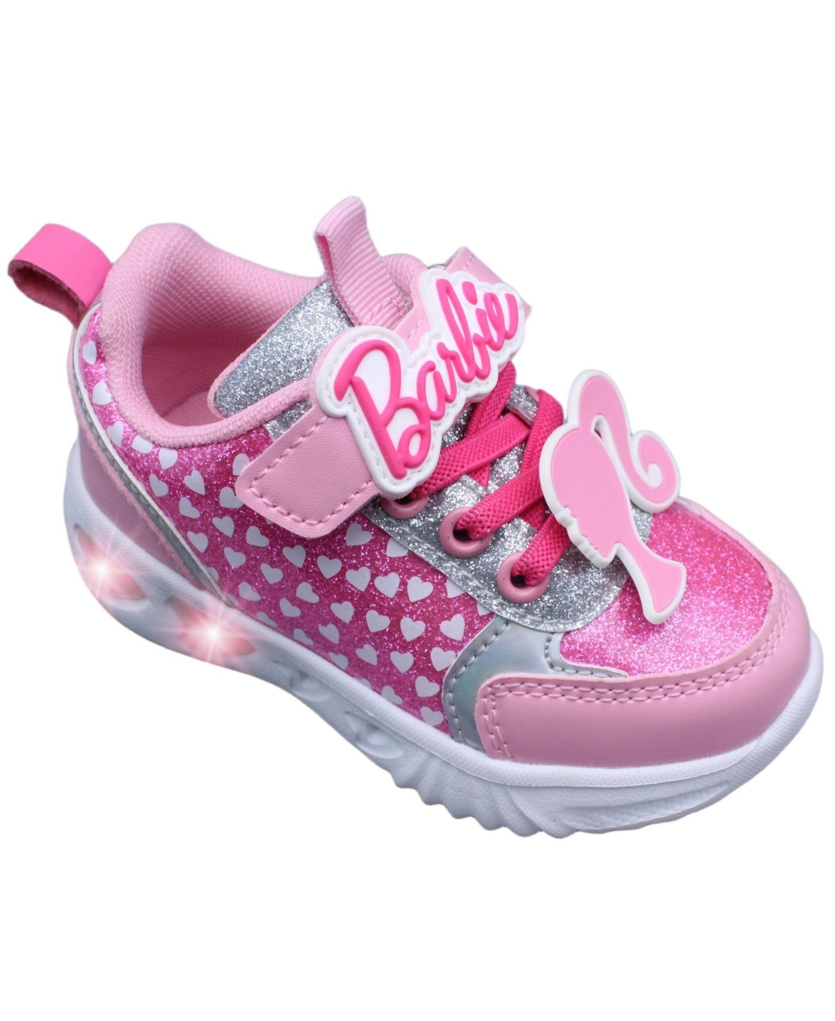 Click here for Barbie Toddler Light-Up Sneakers - Hot pink prices