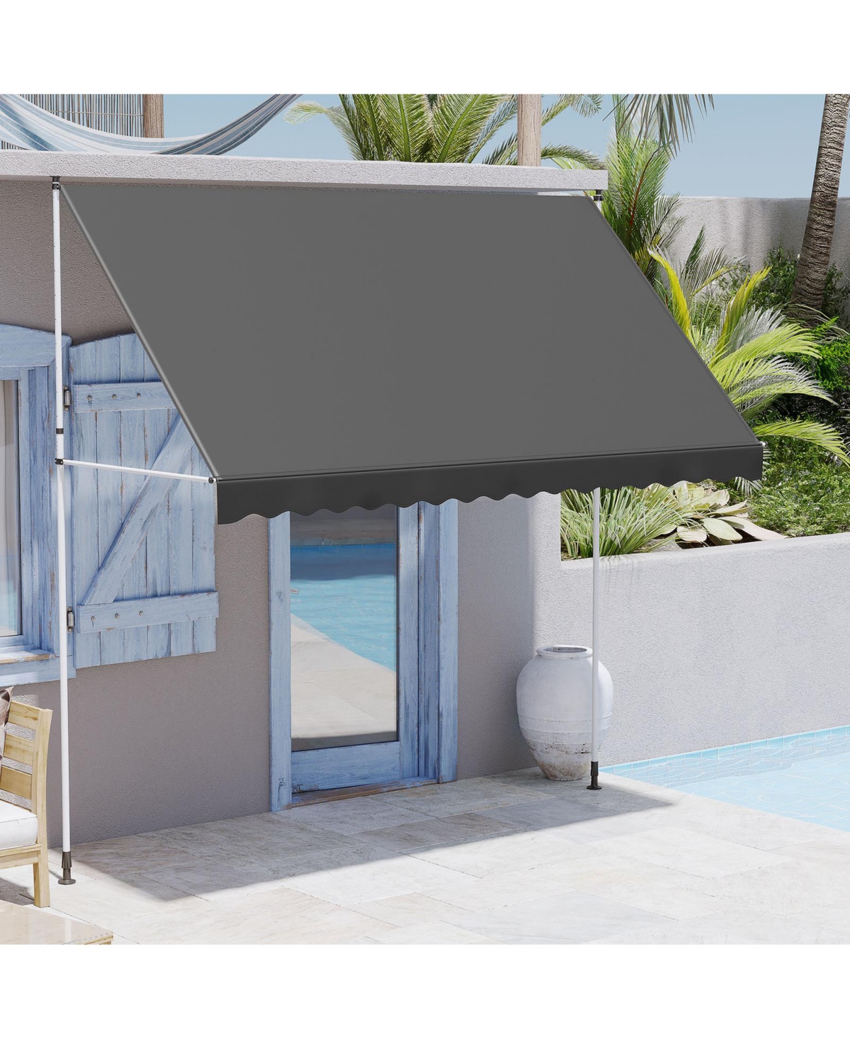 Click here for Aecojoy Manual Retractable Awning  118 Non-Screw O... prices