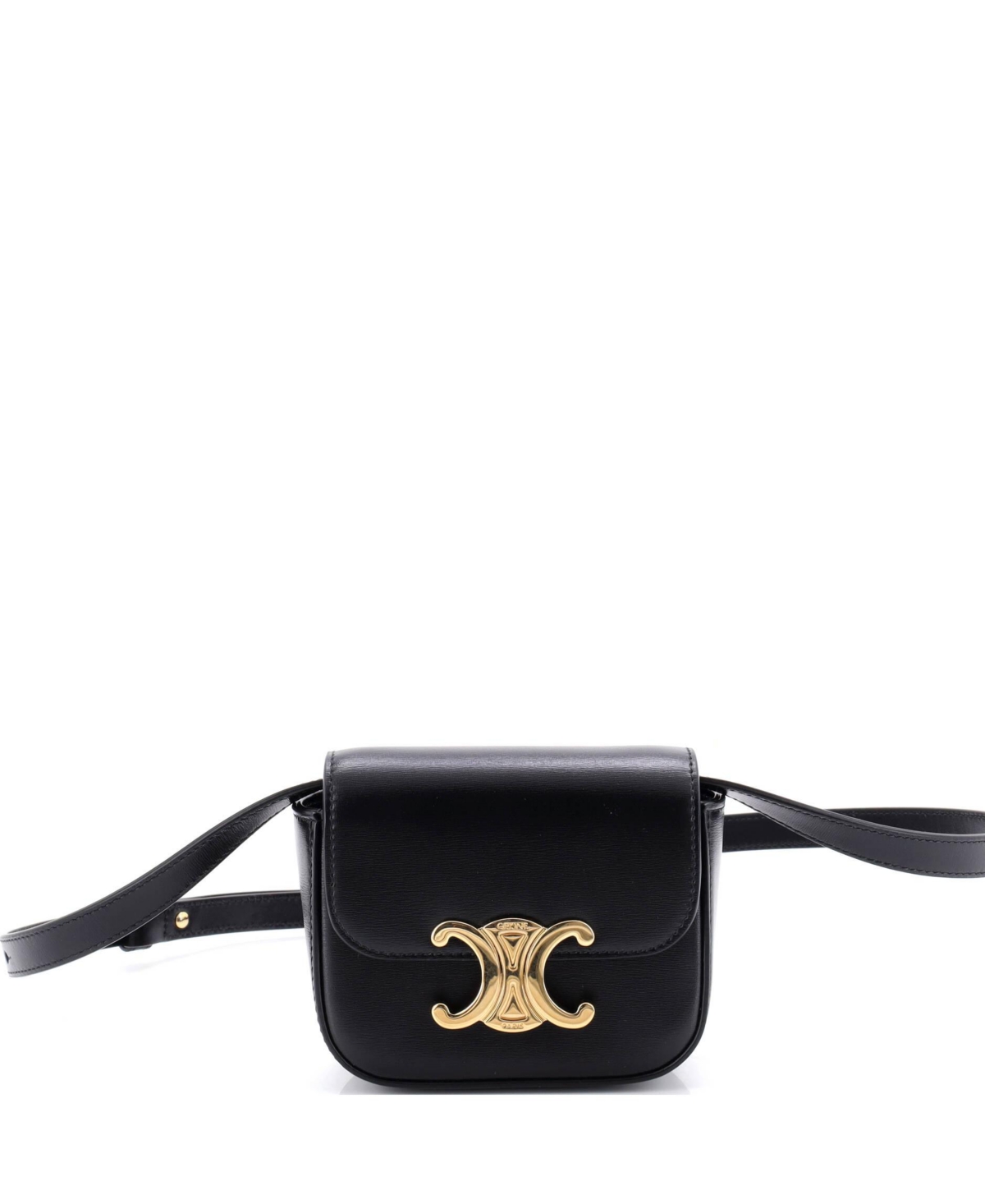 Click here for Pre-Owned Celine Mini Claude Shoulder Bag Leather... prices