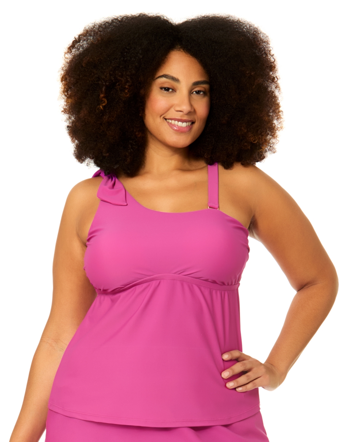 Click here for Raisins Curve Plus Size Marita Asymmetrical Swim T... prices