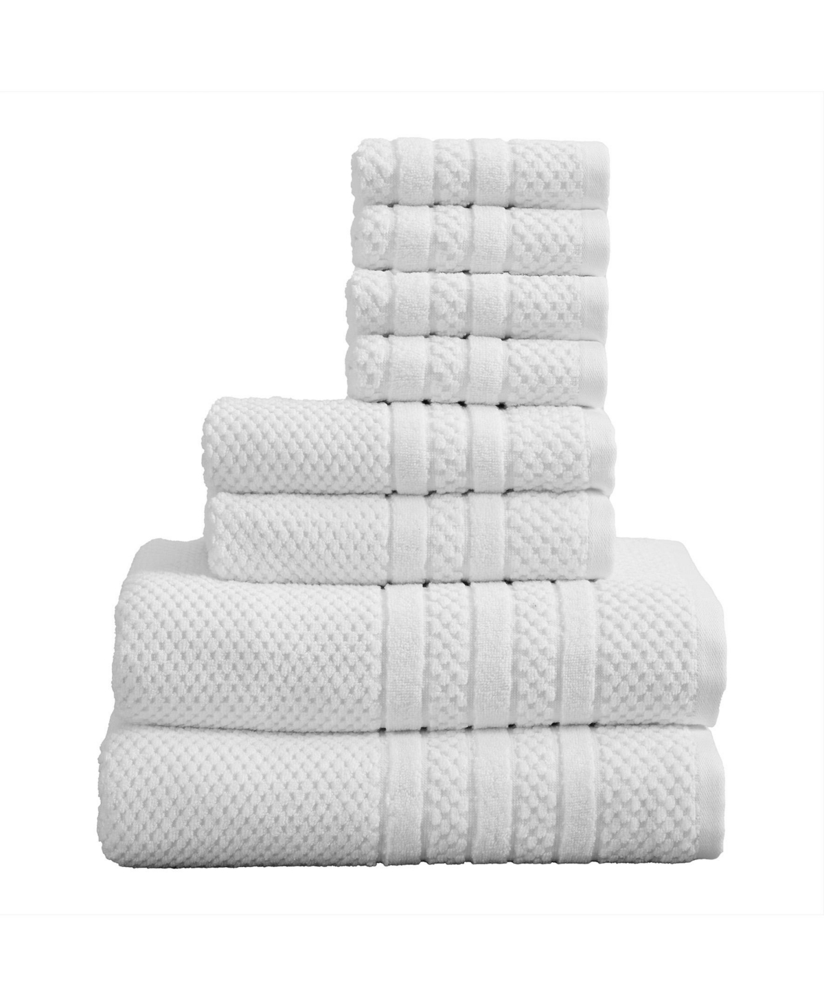Click here for Linery & Co 100 Cotton Textured 8pc Towel Set. - W... prices