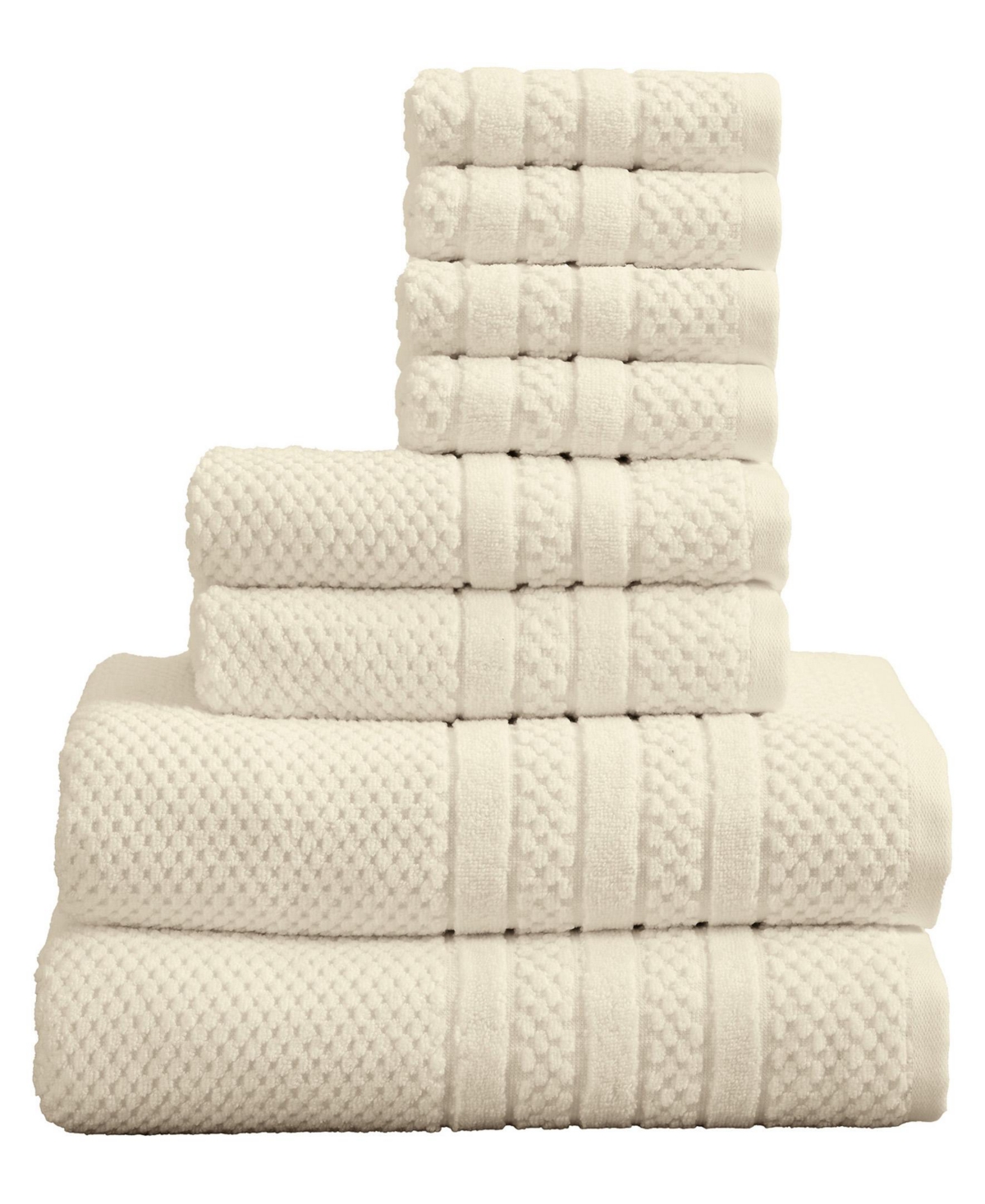 Click here for Linery & Co 100 Cotton Textured 8pc Towel Set. - I... prices