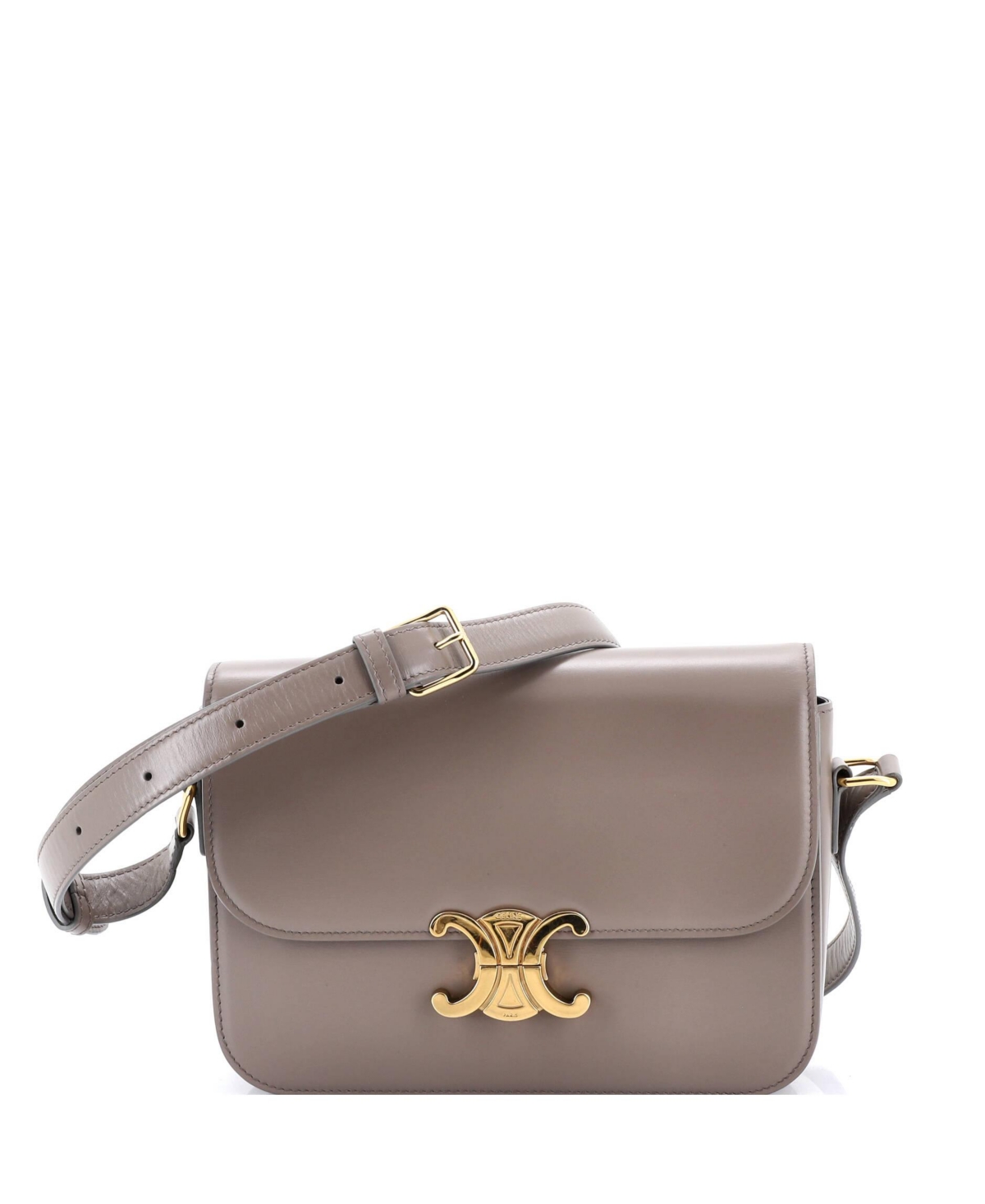 Click here for Pre-Owned Celine Medium Triomphe Shoulder Bag Smoo... prices