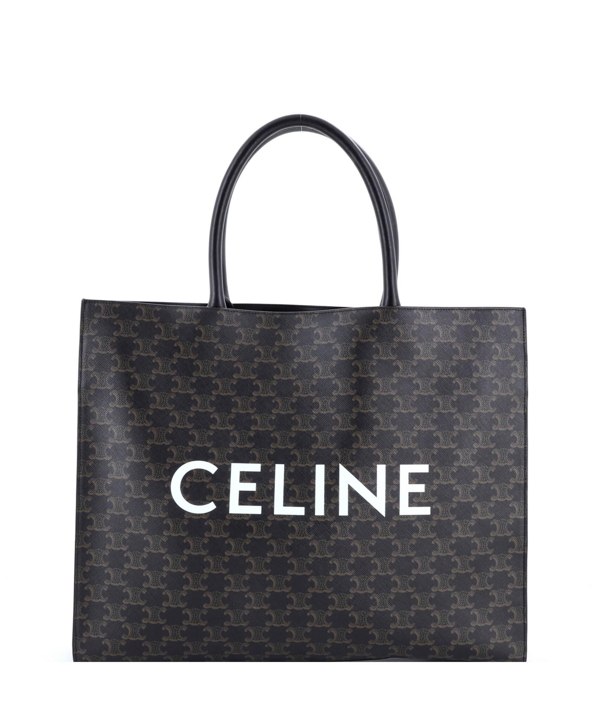 Click here for Pre-Owned Celine Horizontal Logo Cabas Tote Triomp... prices
