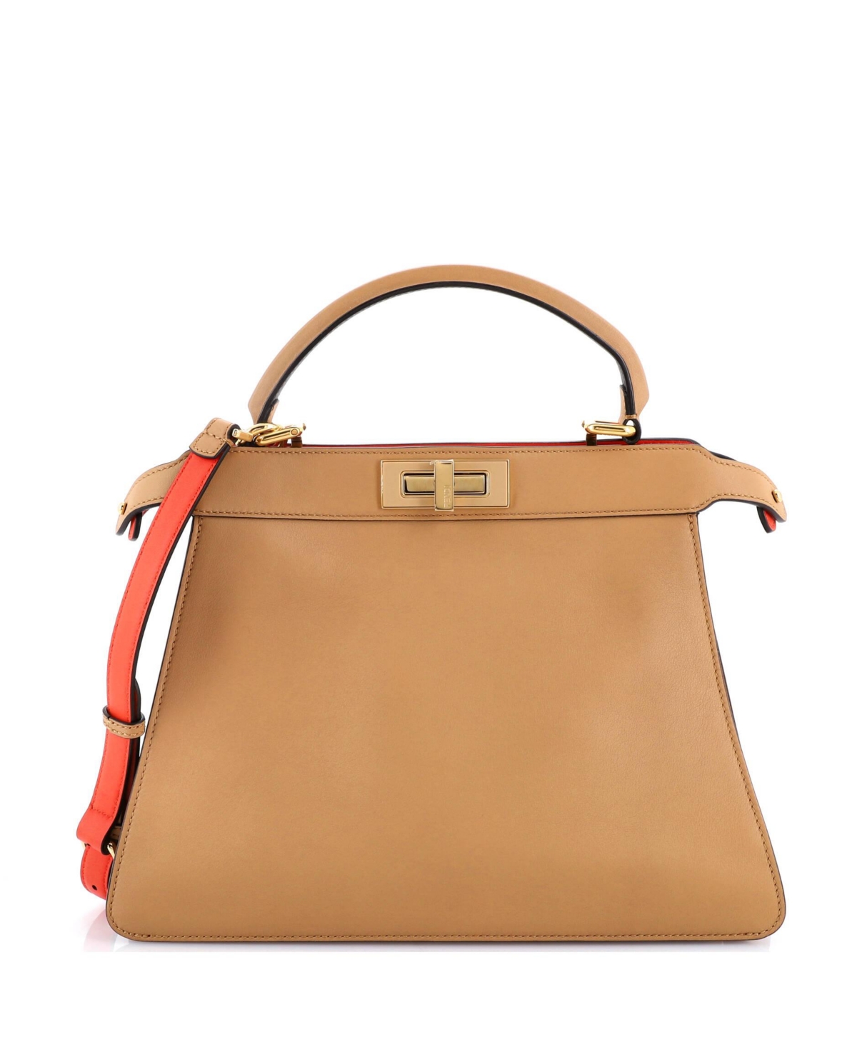 Click here for Pre-Owned Fendi Medium Peekaboo ISeeU Bag Leather... prices