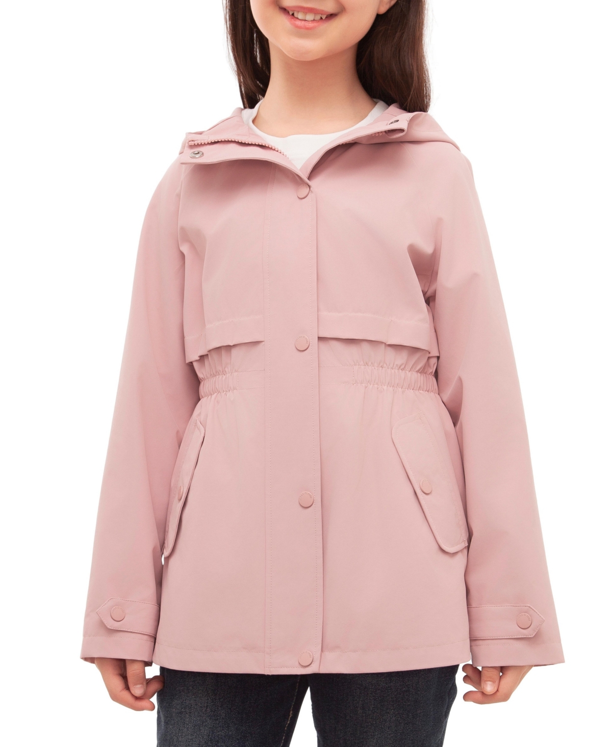 Click here for Rokka&Rolla Girls Trench Coat Hip-Length Hooded Ja... prices
