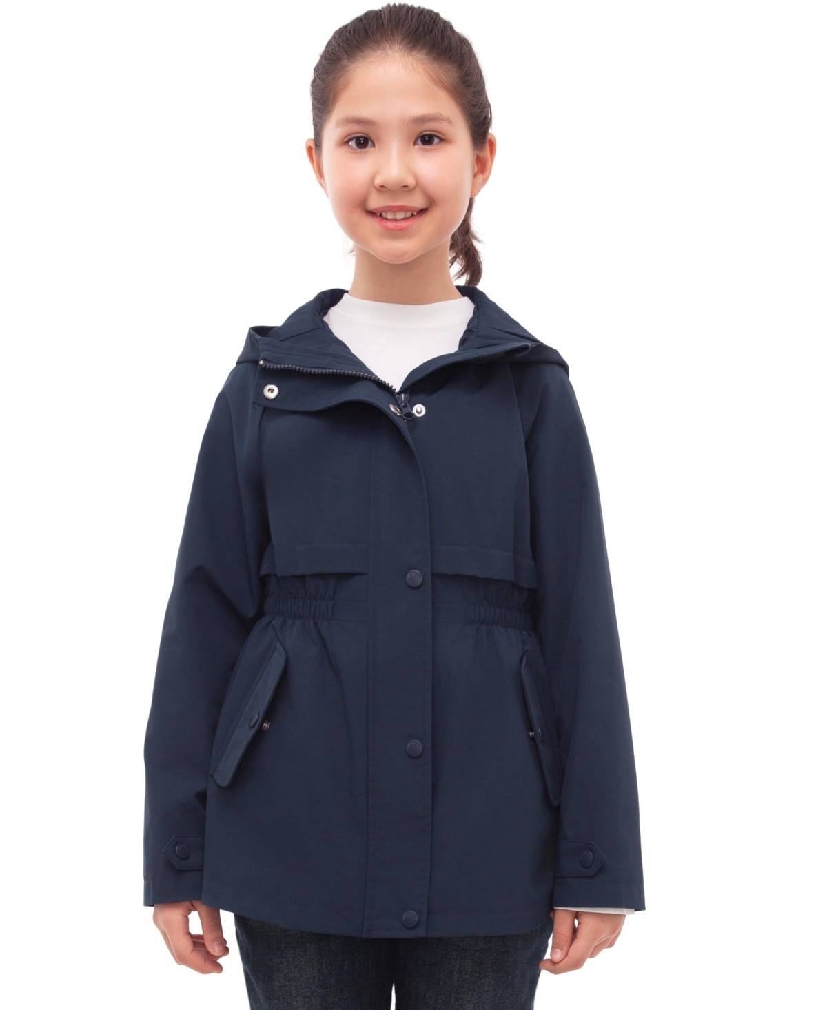 Click here for Rokka&Rolla Girls Trench Coat Hip-Length Hooded Ja... prices