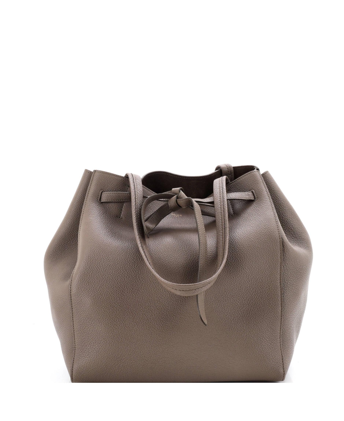 Click here for Pre-Owned Celine Small Phantom Tie Cabas Tote Leat... prices