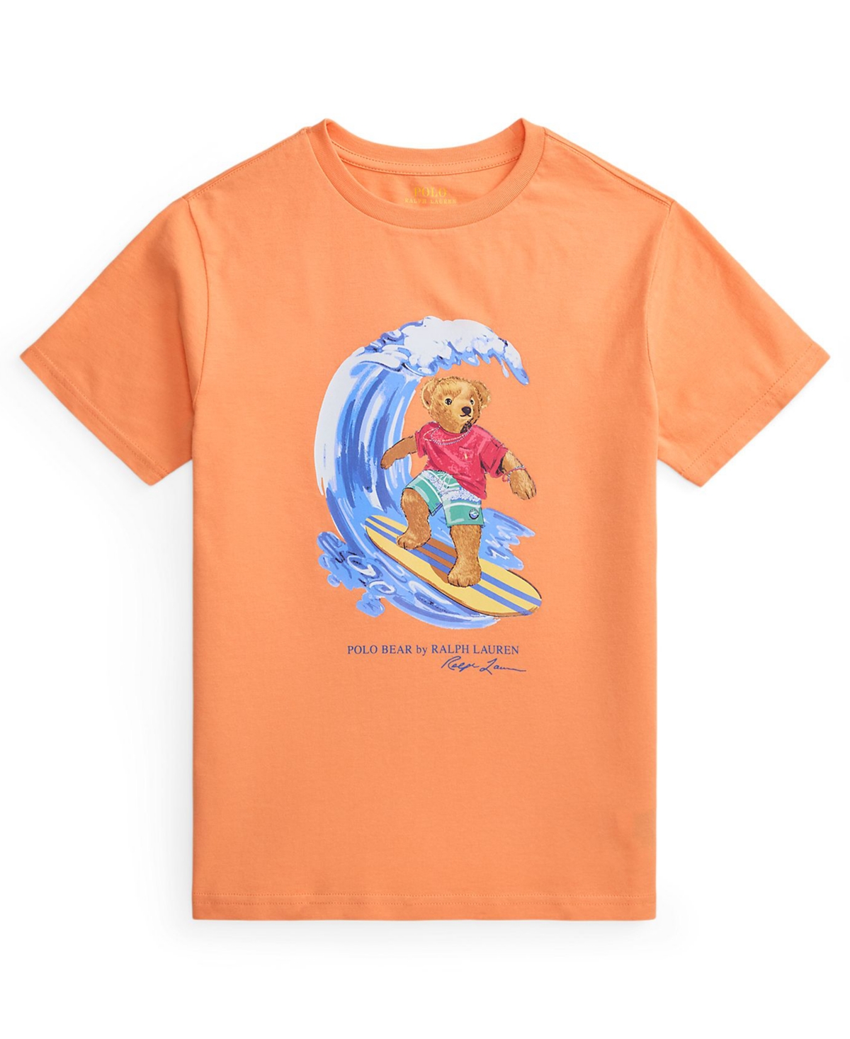 Click here for Polo Ralph Lauren Boys 8-20 Polo Bear Cotton Jerse... prices