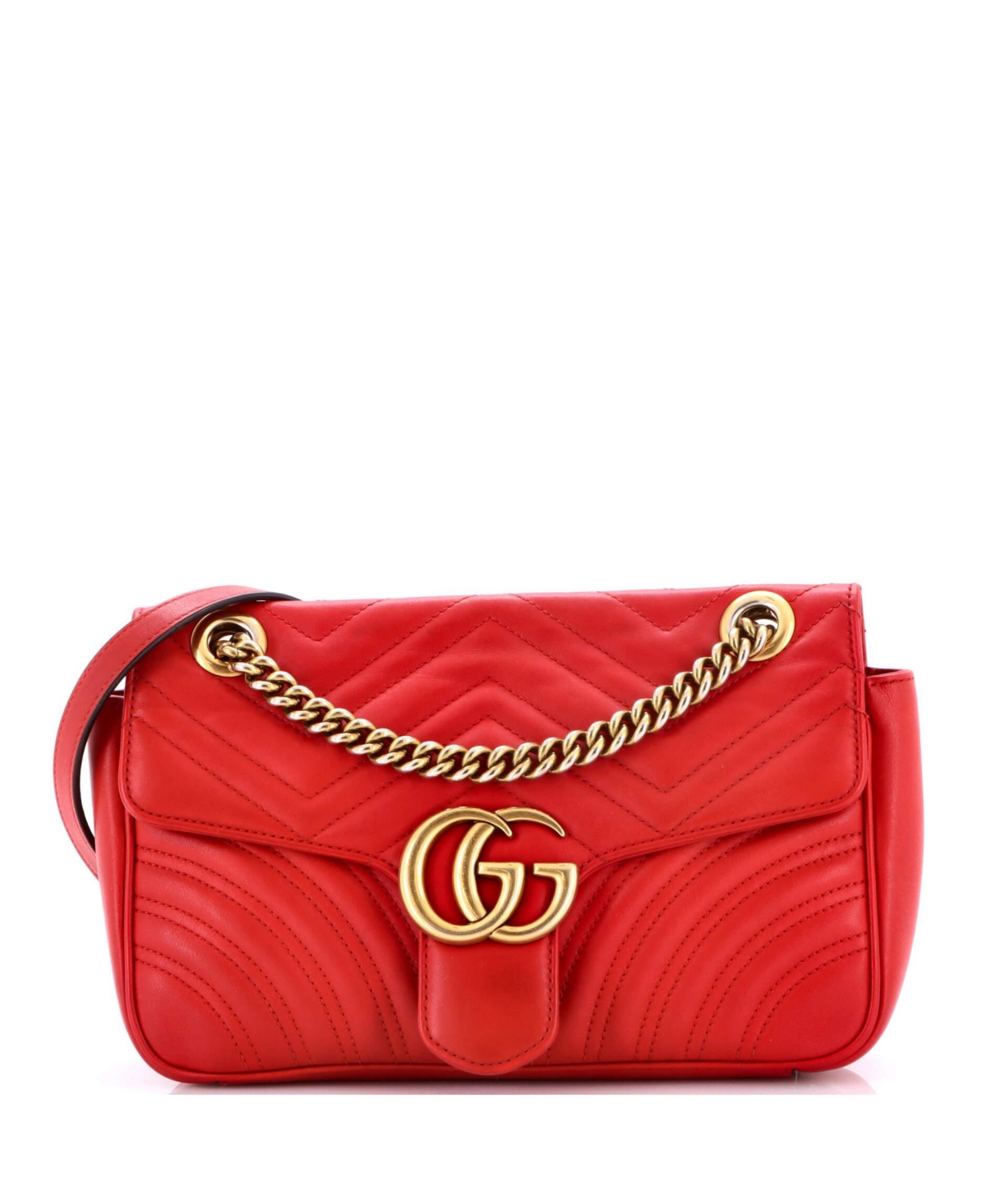 Click here for Pre-Owned Gucci Medium Gg Marmont Flap Bag Matelas... prices