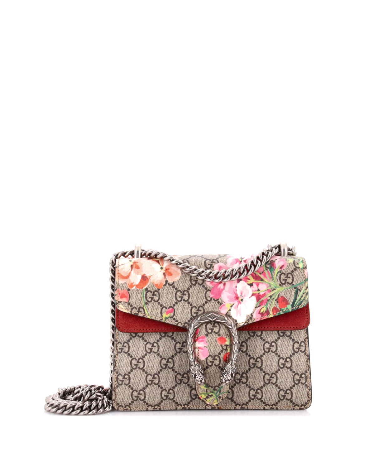 Click here for Pre-Owned Gucci Mini Dionysus Bag Blooms Print Gg... prices