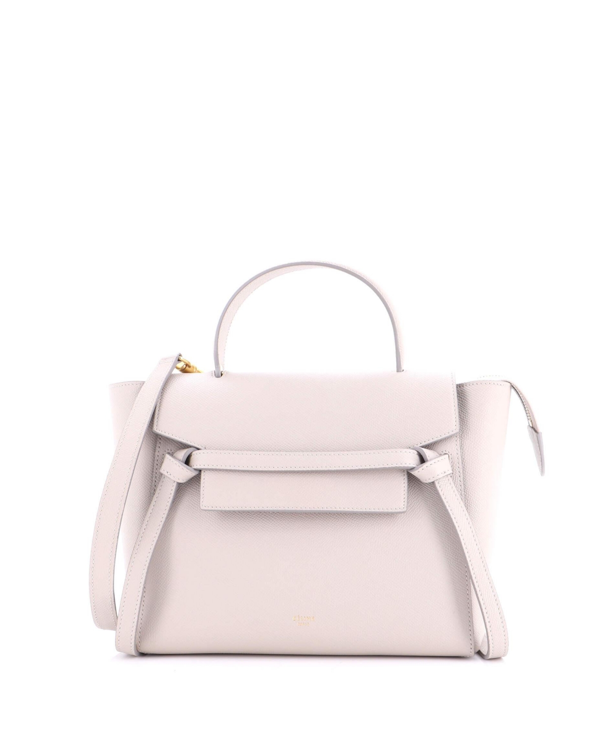 Click here for Pre-Owned Celine Micro Belt Bag Textured Leather -... prices