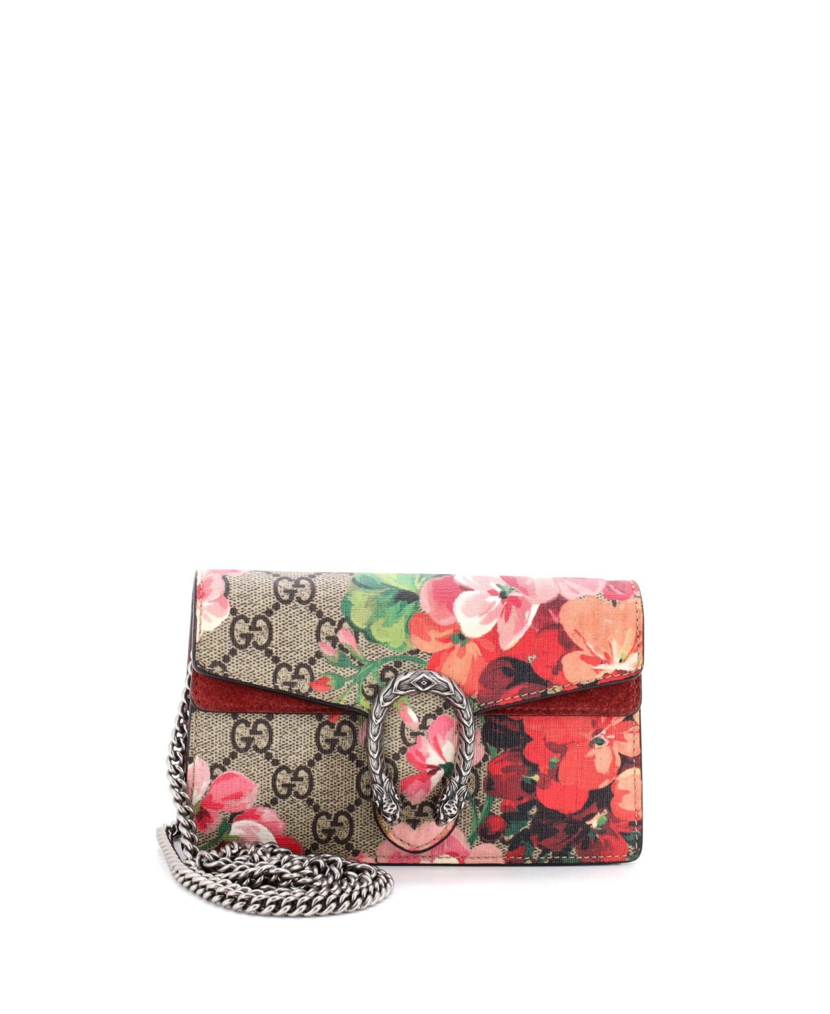 Click here for Pre-Owned Gucci Super Mini Dionysus Bag Blooms Pri... prices