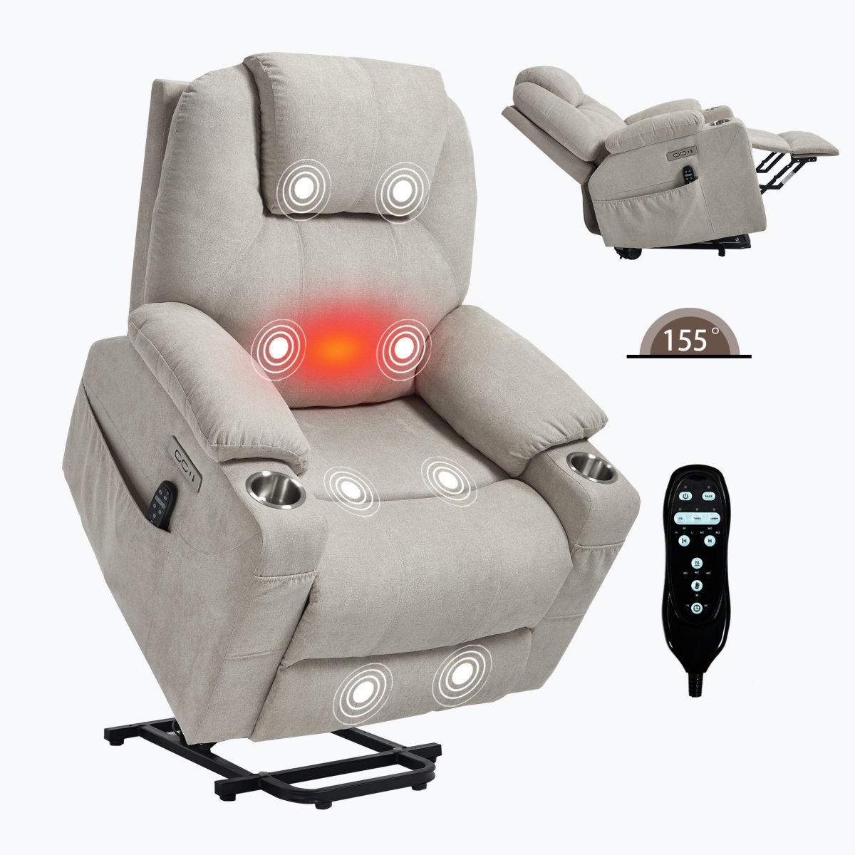 Click here for sumyeg Power Lift Recliner Chair with 8-Point Mass... prices