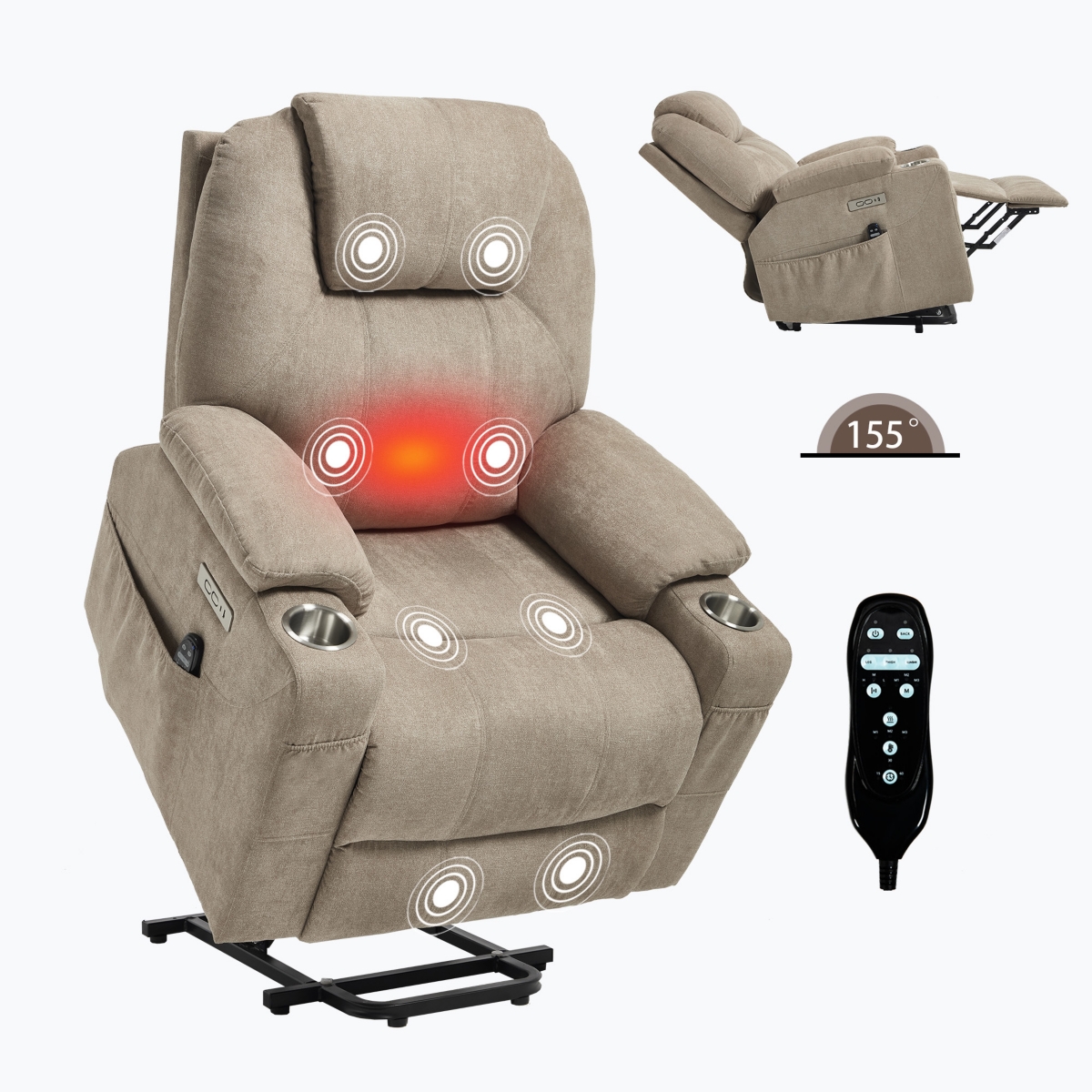 Click here for sumyeg Power Lift Recliner Chair with 8-Point Mass... prices