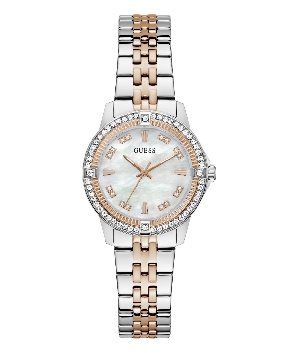 Click here for Guess Womens Quartz Glitz Two-Tone Stainless Steel... prices