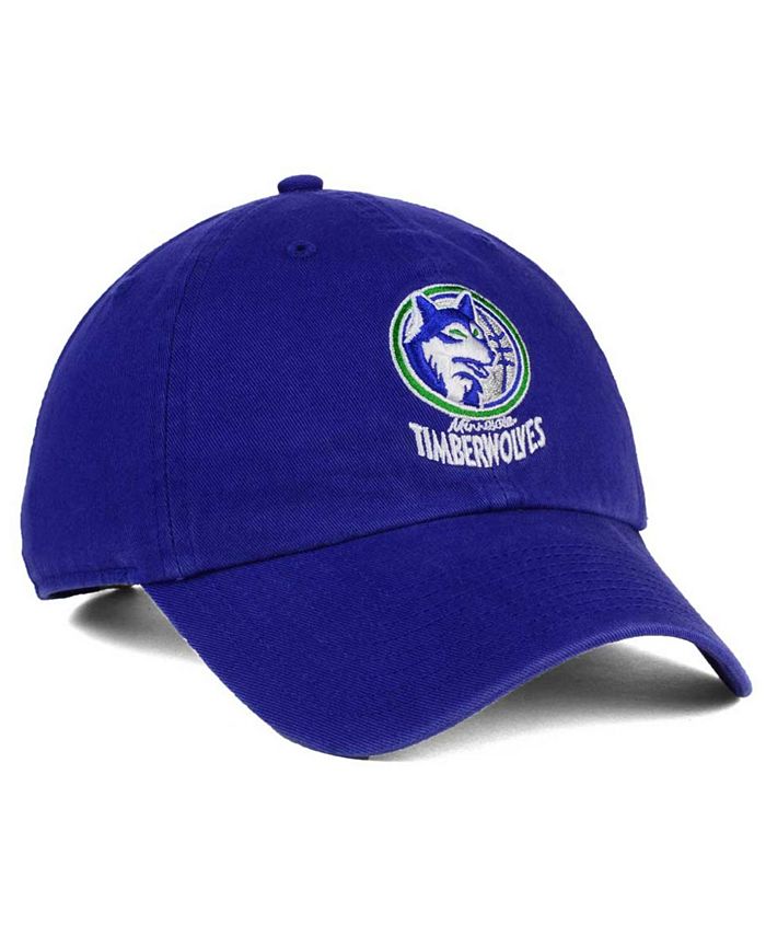 '47 Brand Minnesota Timberwolves Hardwood Classics Clean Up Cap - Macy's