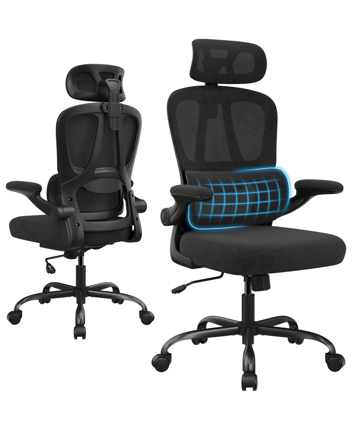 Click here for Rainsken Ergonomic Office Chair  Adjustable Swivel... prices