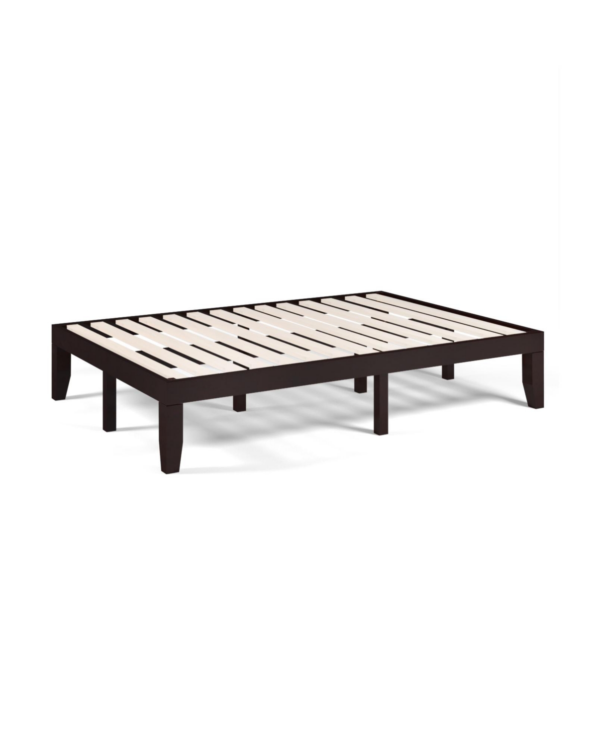 Click here for Sugift 14 in Wood Platform Bed Frame with Slat Sup... prices