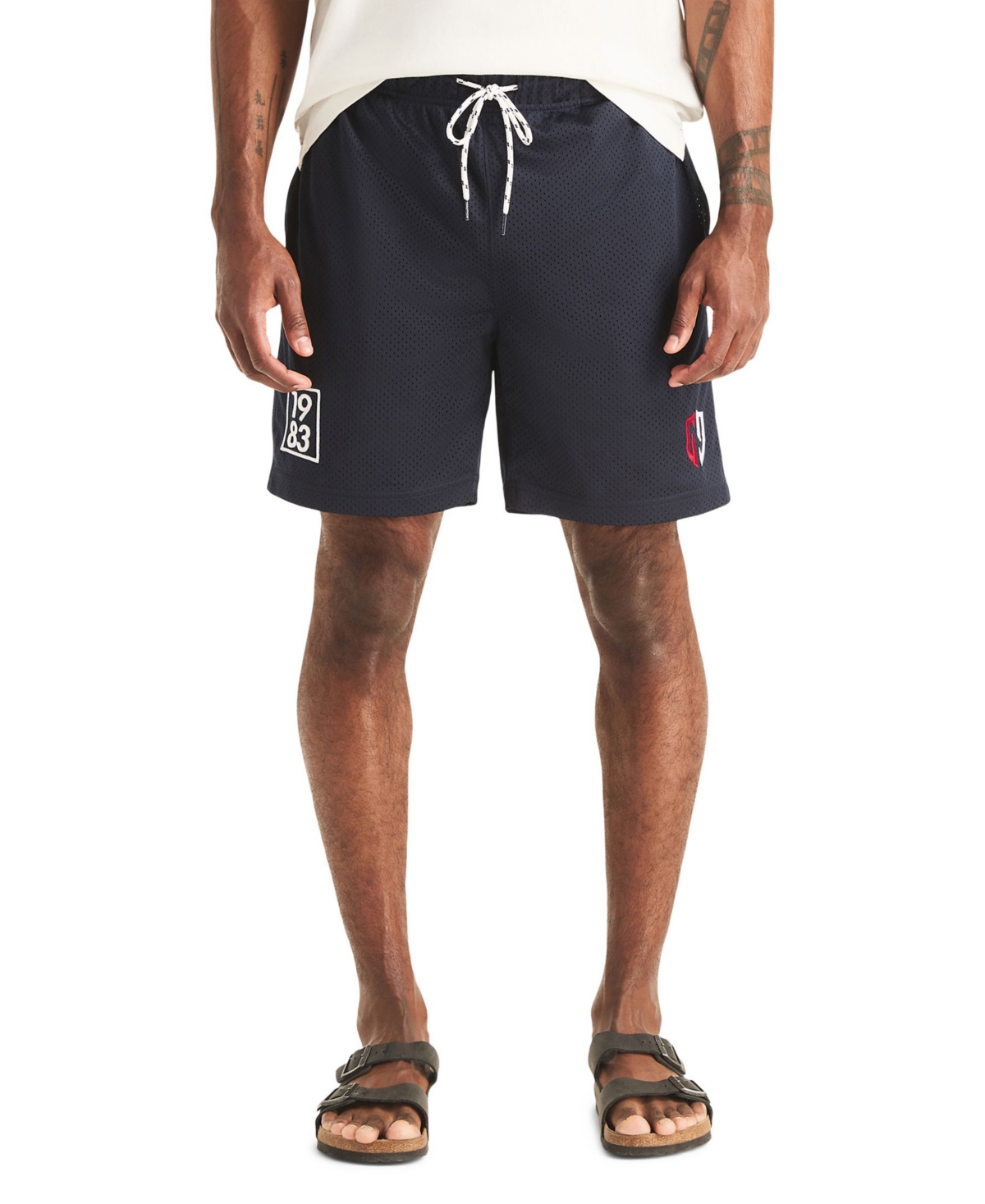 Click here for Nautica Mens Mesh Pull-On Shorts - Navy Seas prices