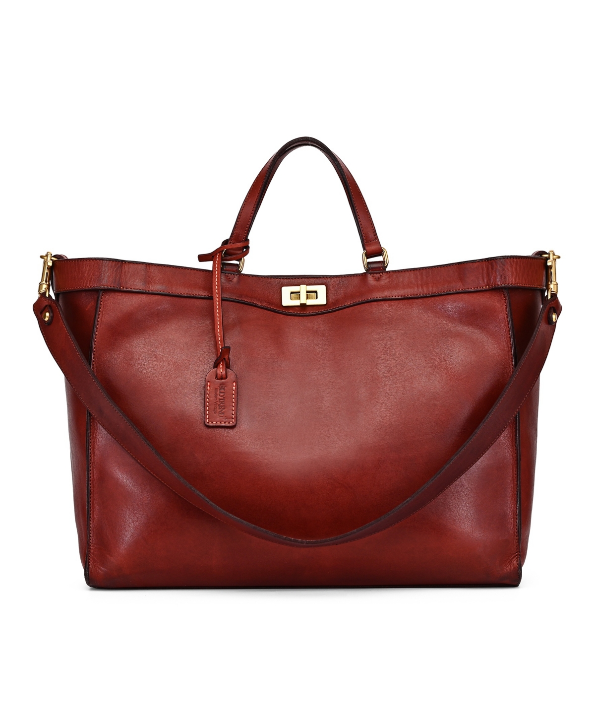 Click here for Old Trend Ixia Jet Set Large Tote Bag - Chestnut B... prices