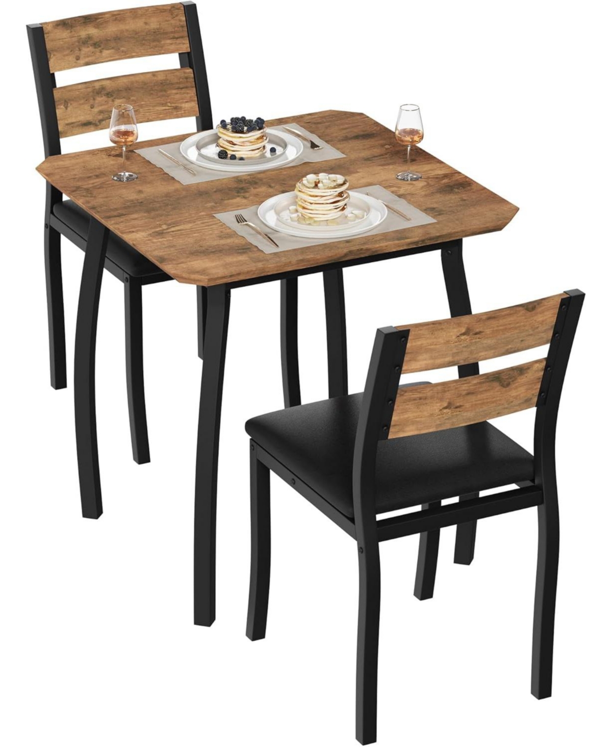 Click here for gaomon 3-Piece Space-Saving Dining Table Set  Farm... prices