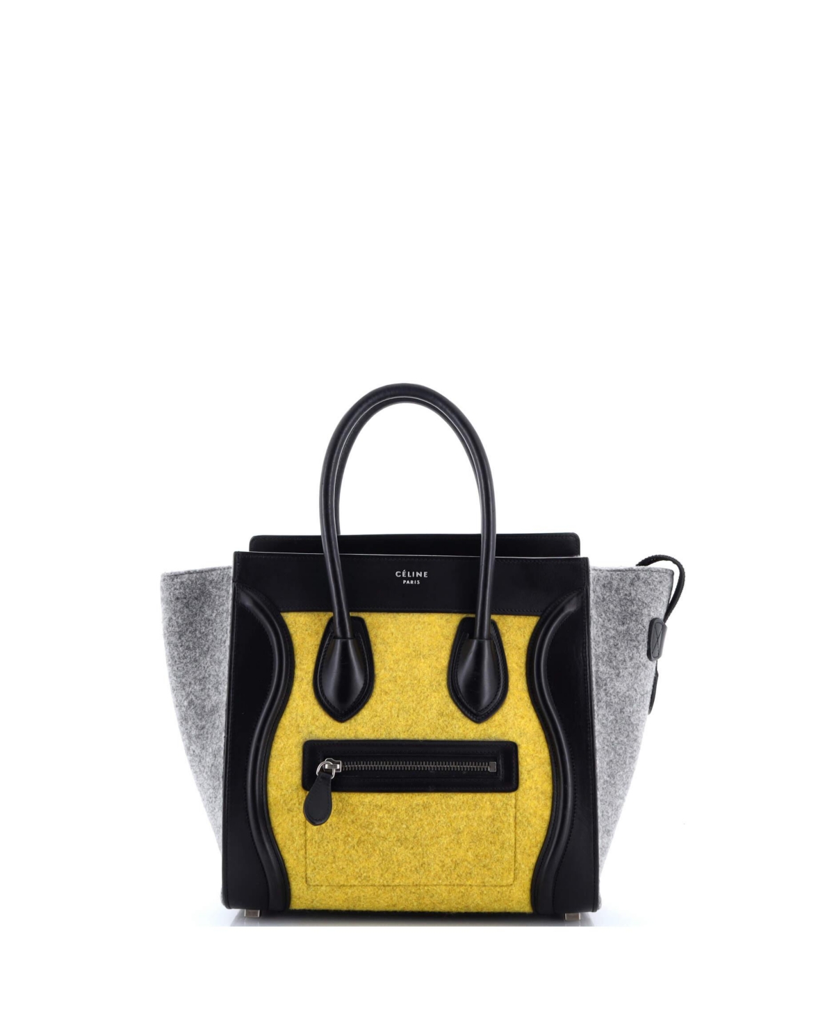 Click here for Pre-Owned Celine Micro Tricolor Luggage Bag Felt -... prices