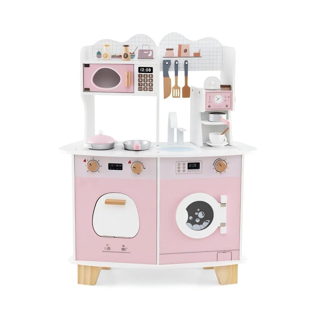 Click here for Hongge Wooden Kids Kitchen Playset with Coffee Mak... prices